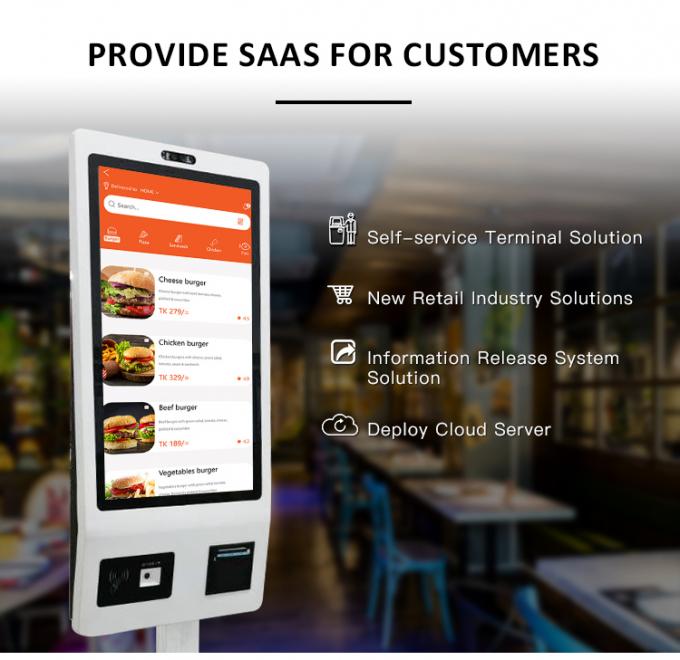 24 Inch Smart Automatic Ticket Vending Machine Self Service Kiosk ...