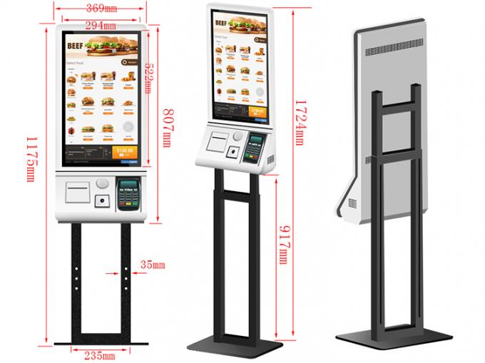 24 Inch Smart Automatic Ticket Vending Machine Self Service Kiosk ...