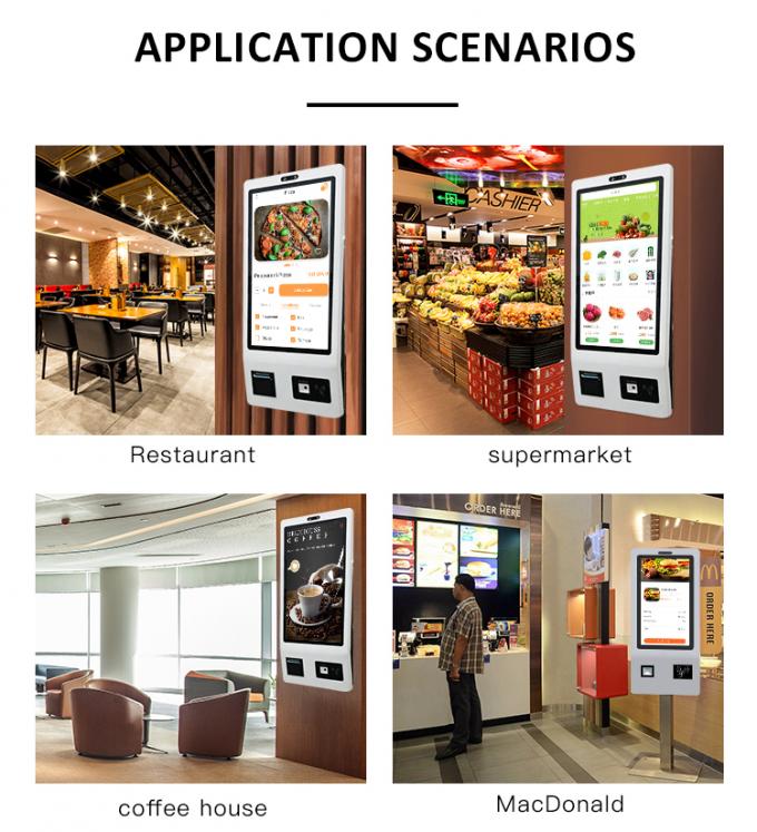 24 Inch Smart Automatic Ticket Vending Machine Self Service Kiosk ...