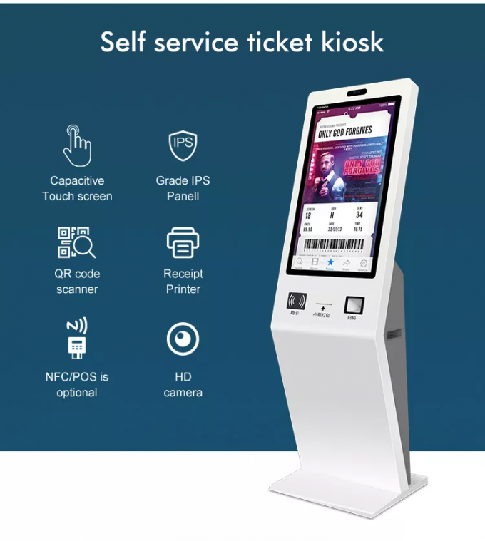 Terminal Self Service Machine Registration Inquiry Check In Ticket Kiosk