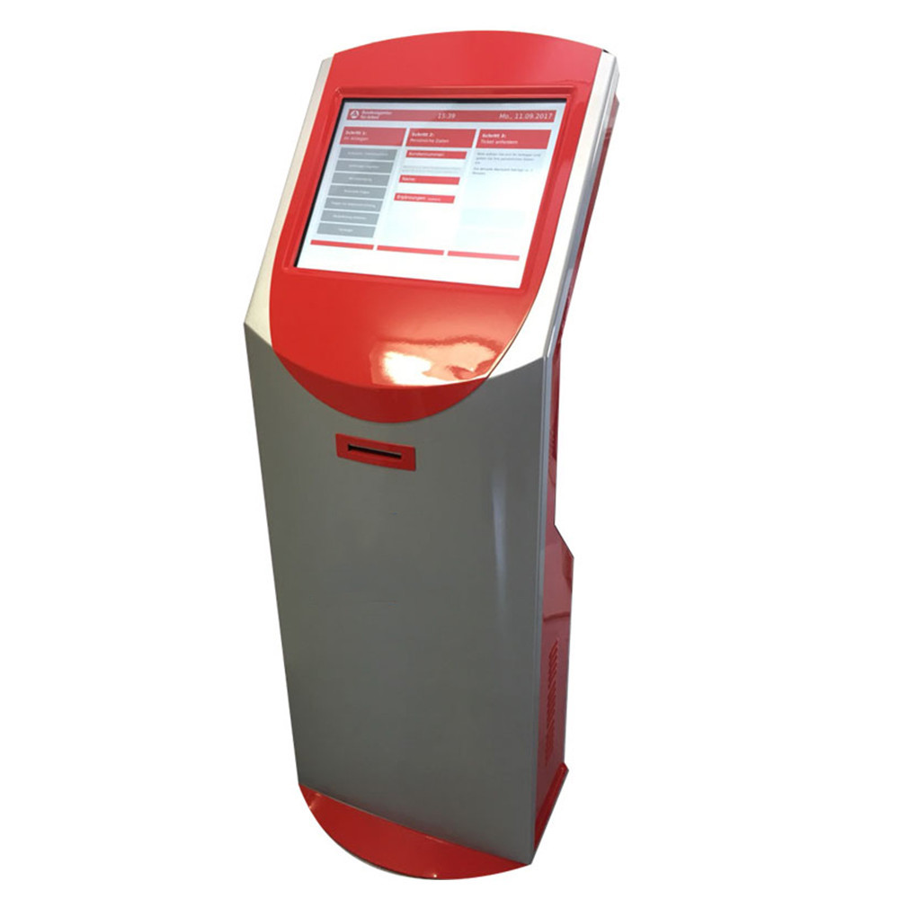 Queue management system kiosk with software calling system wireless ...